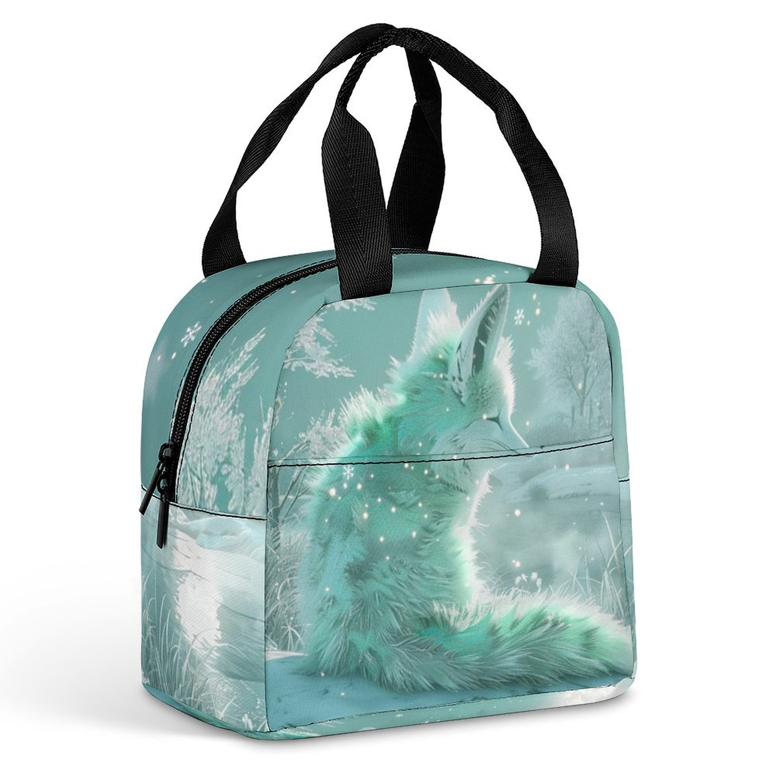 WISHTIME Snow Wolf Lunch Bag- Back to School Insulated Large Capacity ...