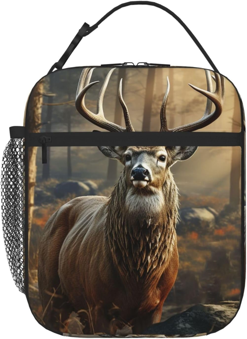 Lunch Bag for Men Women Deer Hunting Season Insulated Lunch Tote bag ...