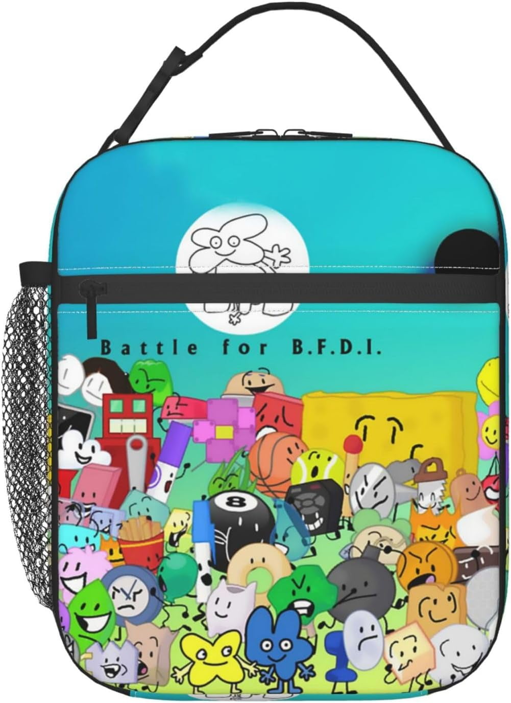 Lunch Bags Insulated Lunch Box Durable Battle Anime for Bfdi For Office ...