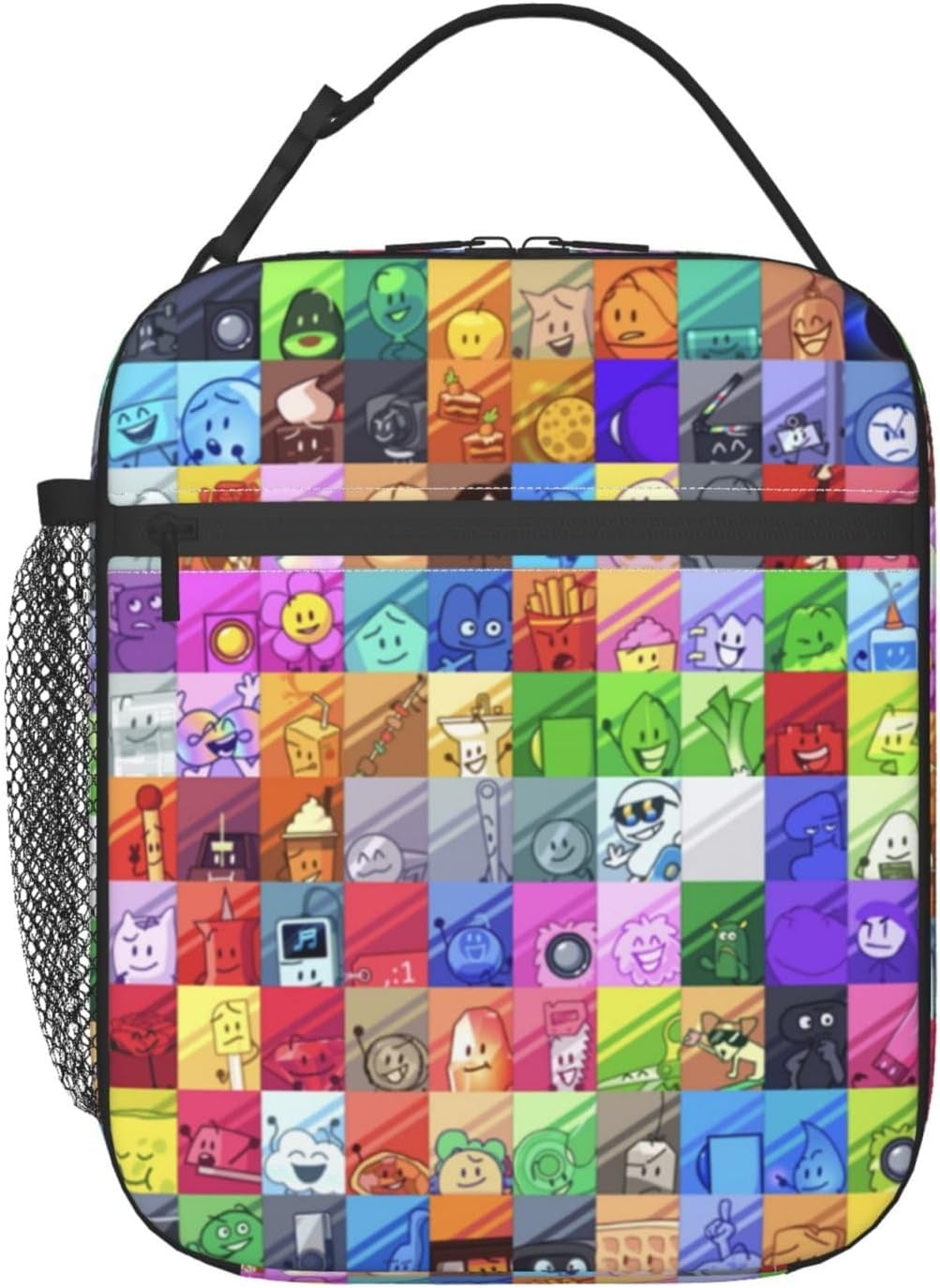 Lunch Bags Insulated Lunch Box Durable Battle Anime for Bfdi For Office ...