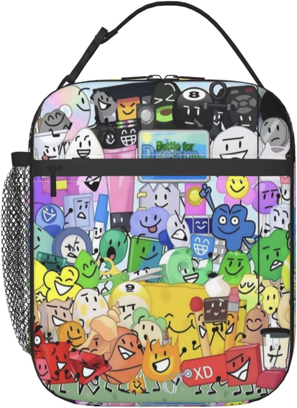 Lunch Bags Insulated Lunch Box Durable Battle Anime for Bfdi For Office ...