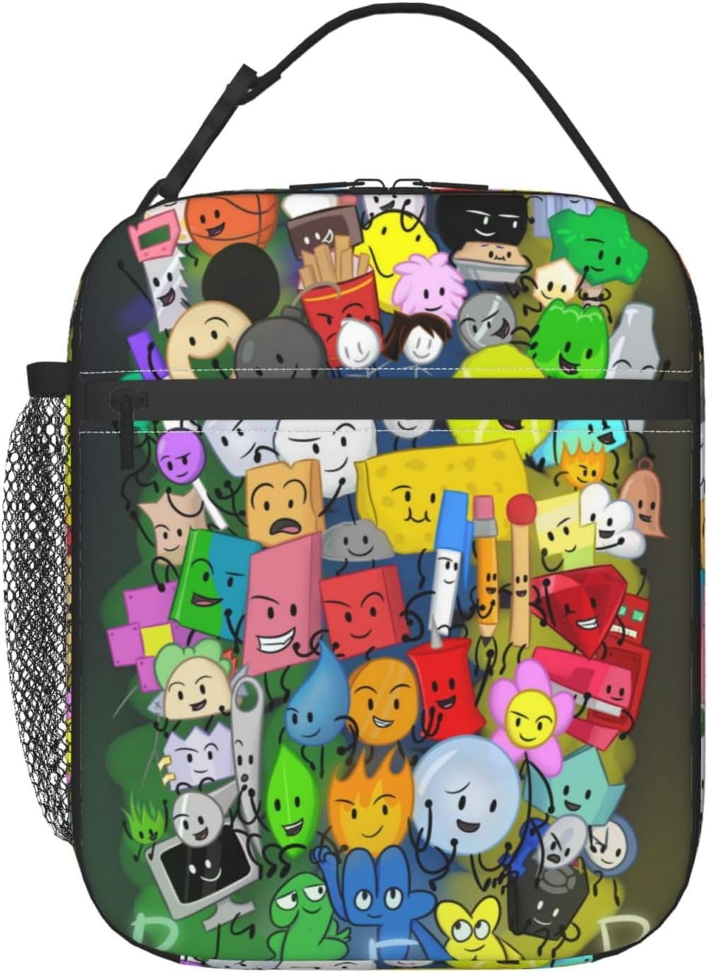 Lunch Bags Insulated Lunch Box Durable Battle Anime for Bfdi For Office ...