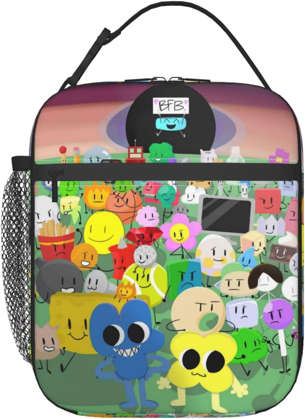 Lunch Bags Insulated Lunch Box Durable Battle Anime for Bfdi For Office ...