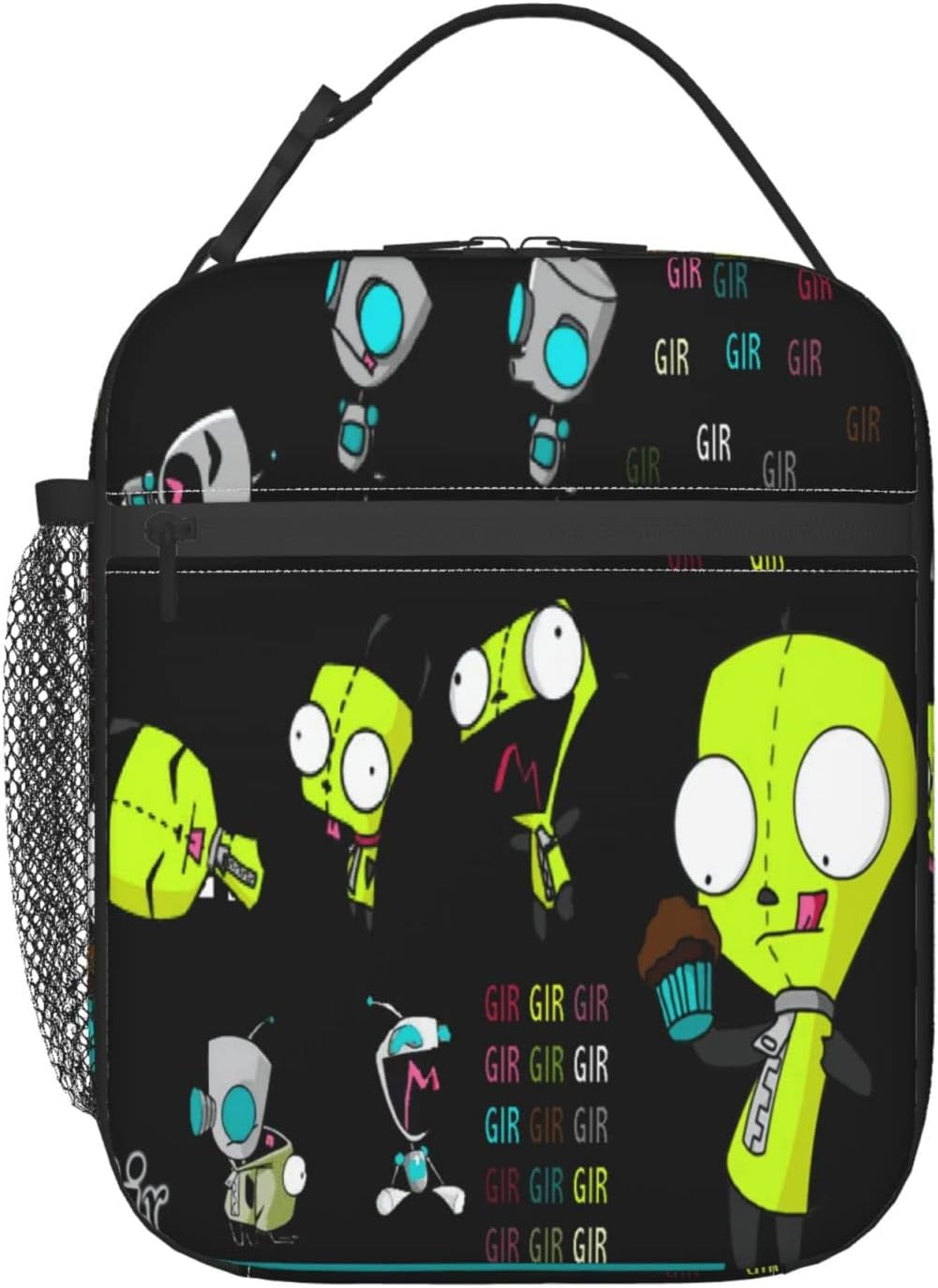 Lunch Bags Invader Anime Zim Insulated Lunch Tote Reusable Portable ...