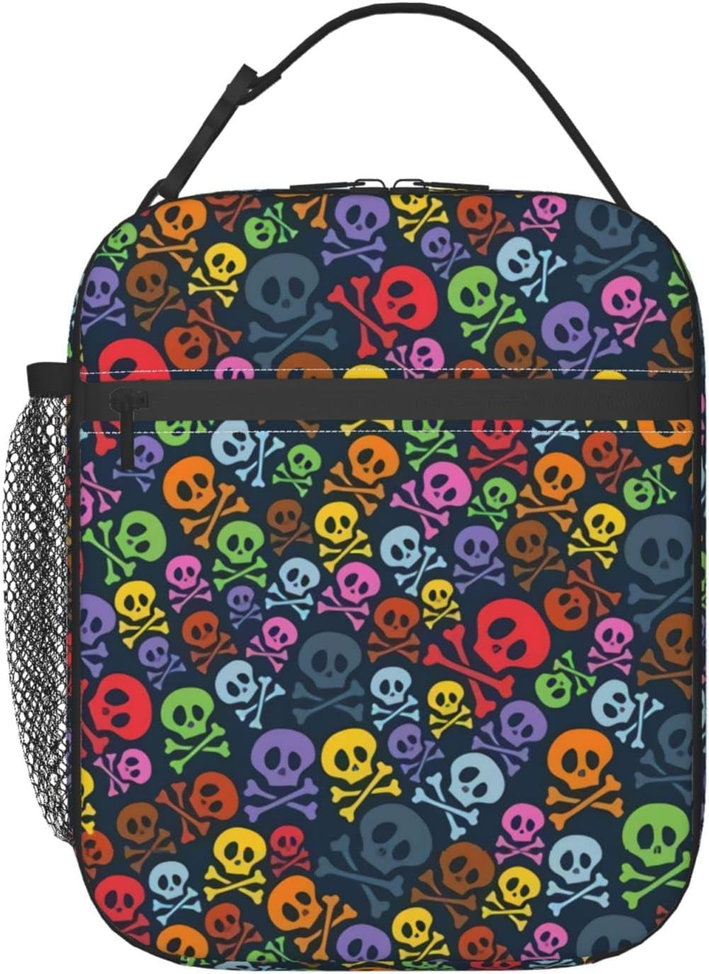 Lunch Bags Skeleton Lunch Box For Men Women Insulated Reusable Portable ...