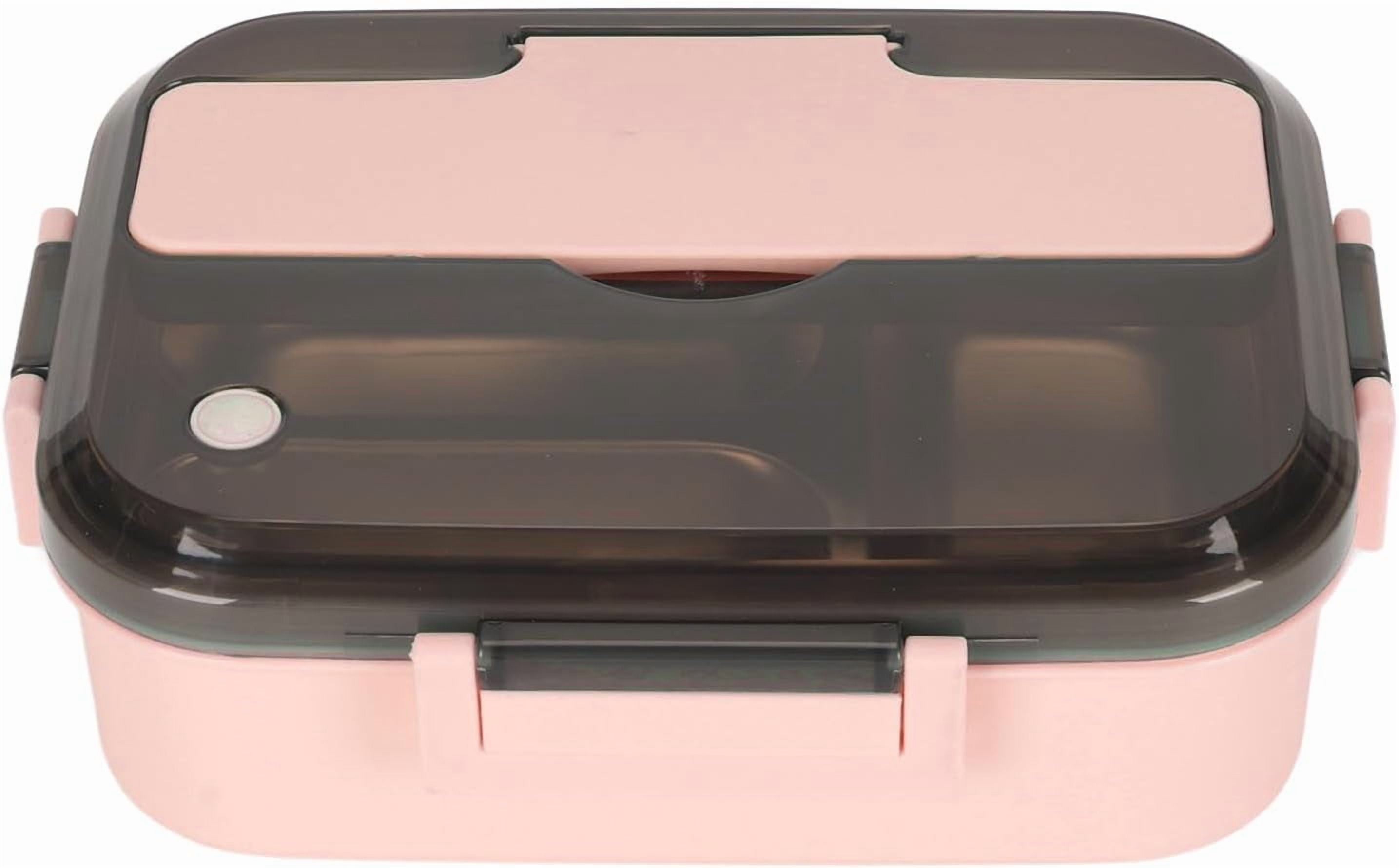 Lunch Box, 3 Compartments Hot Lunch Box Bentos Box Containers Steel ...