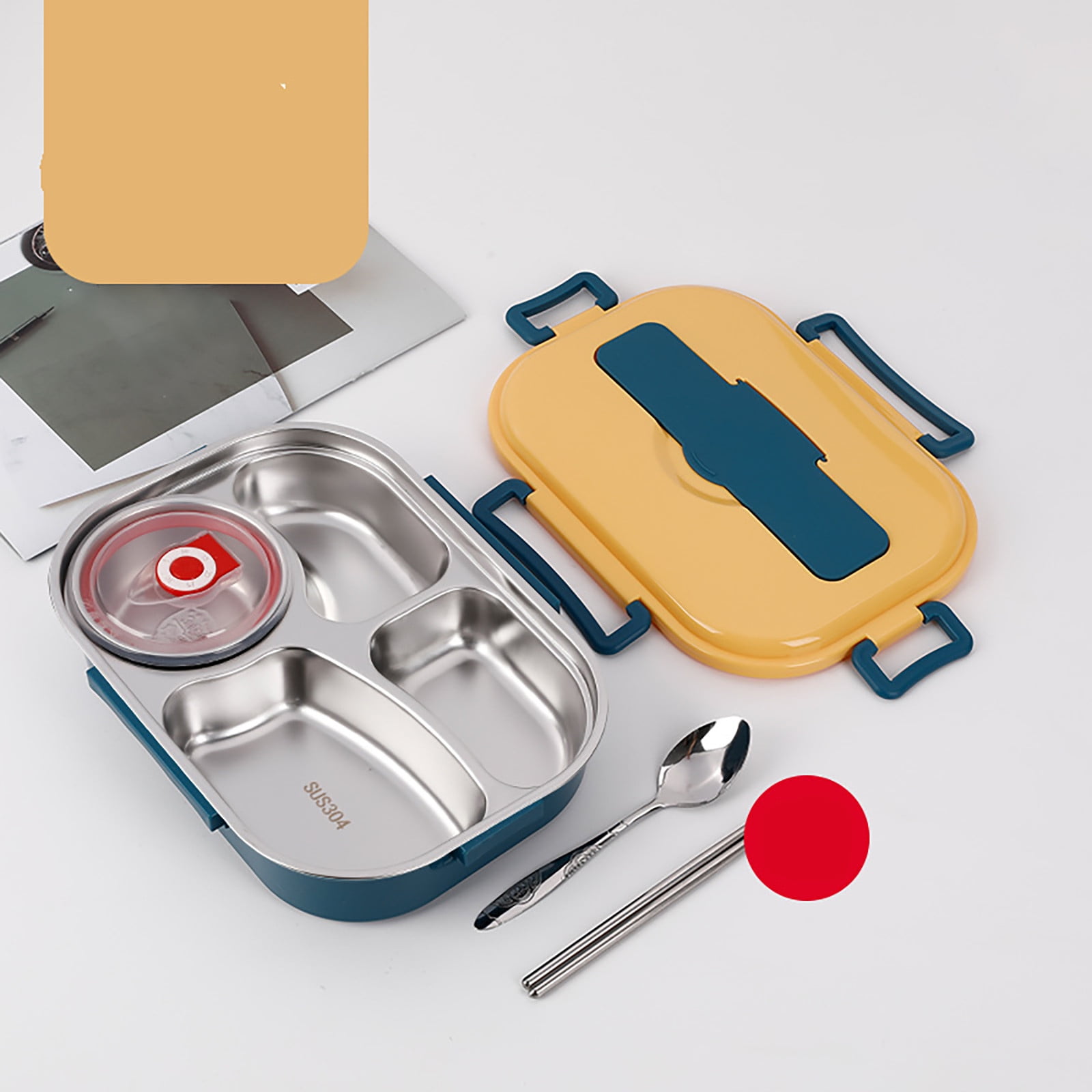 Lunch Box Bento Lunch Box for Kids Large Capacity Portable Thermal Insulation Lunch Box Office ...