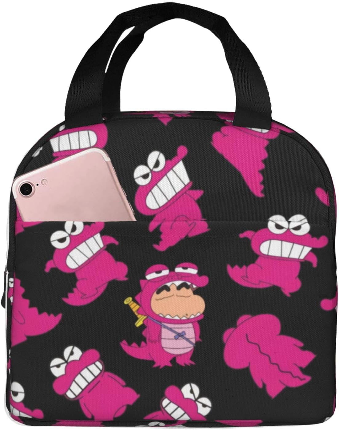 Lunch Box Cartoon Crayon Shin-chan Insulated Large Capacity Lunch Bag ...