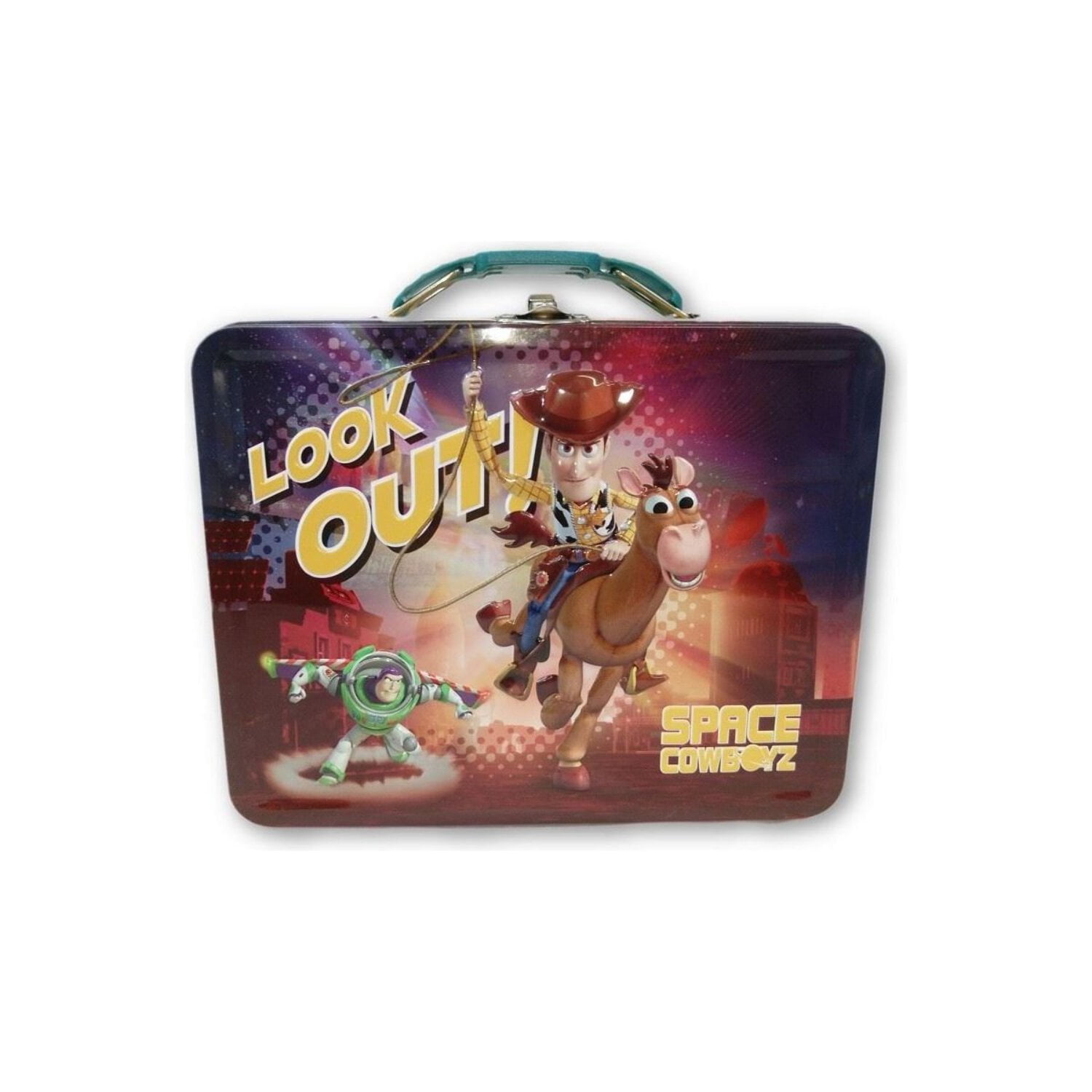 Lunch Box - Disney - Toys Story - Woody Space Cowboy Metal Tin New ...