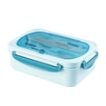 Lunch Box Divided Compartment Microwave Safe Leak Proof Portable ...