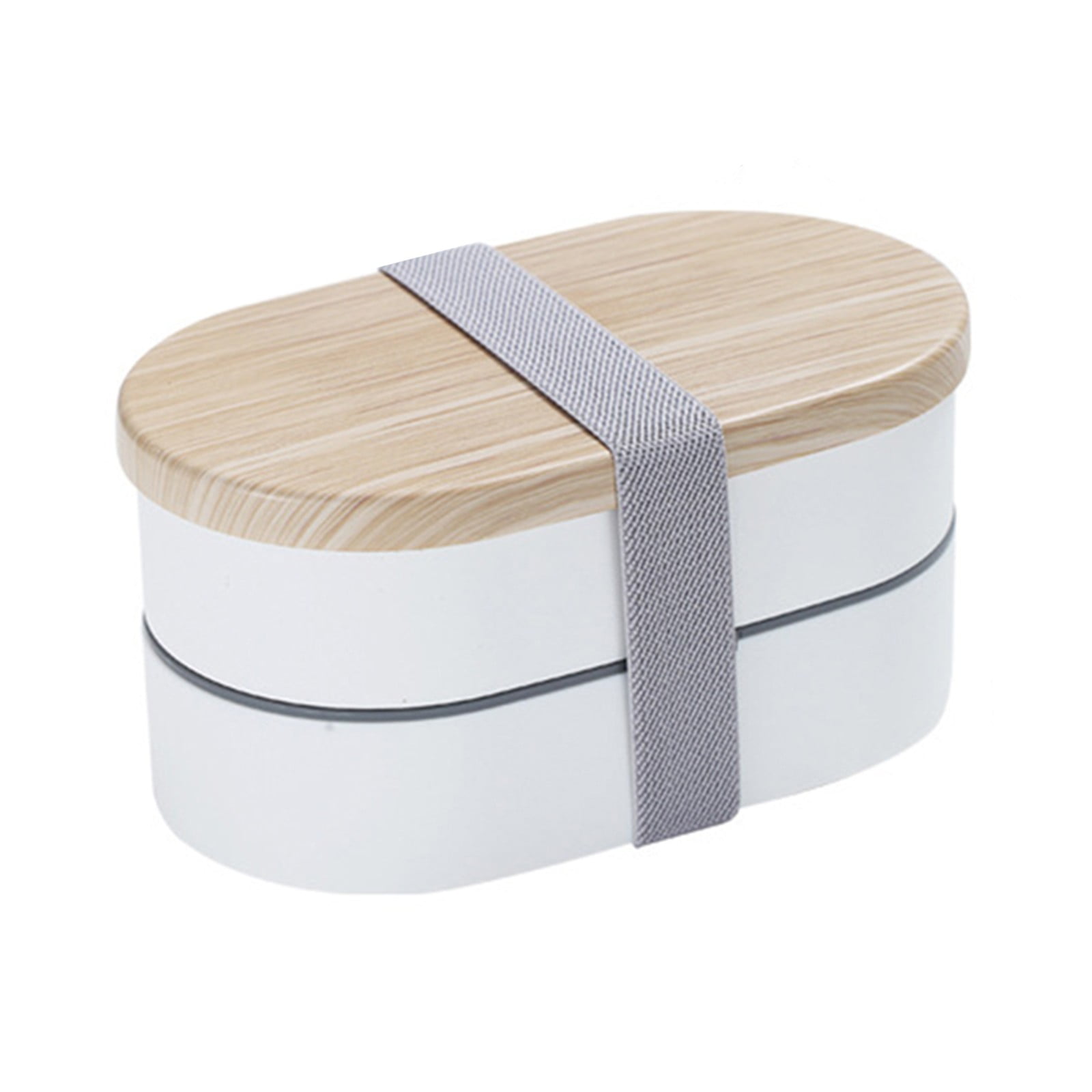 Lunch Box Double Layer Portable Tableware Camping Picnic Food Container ...