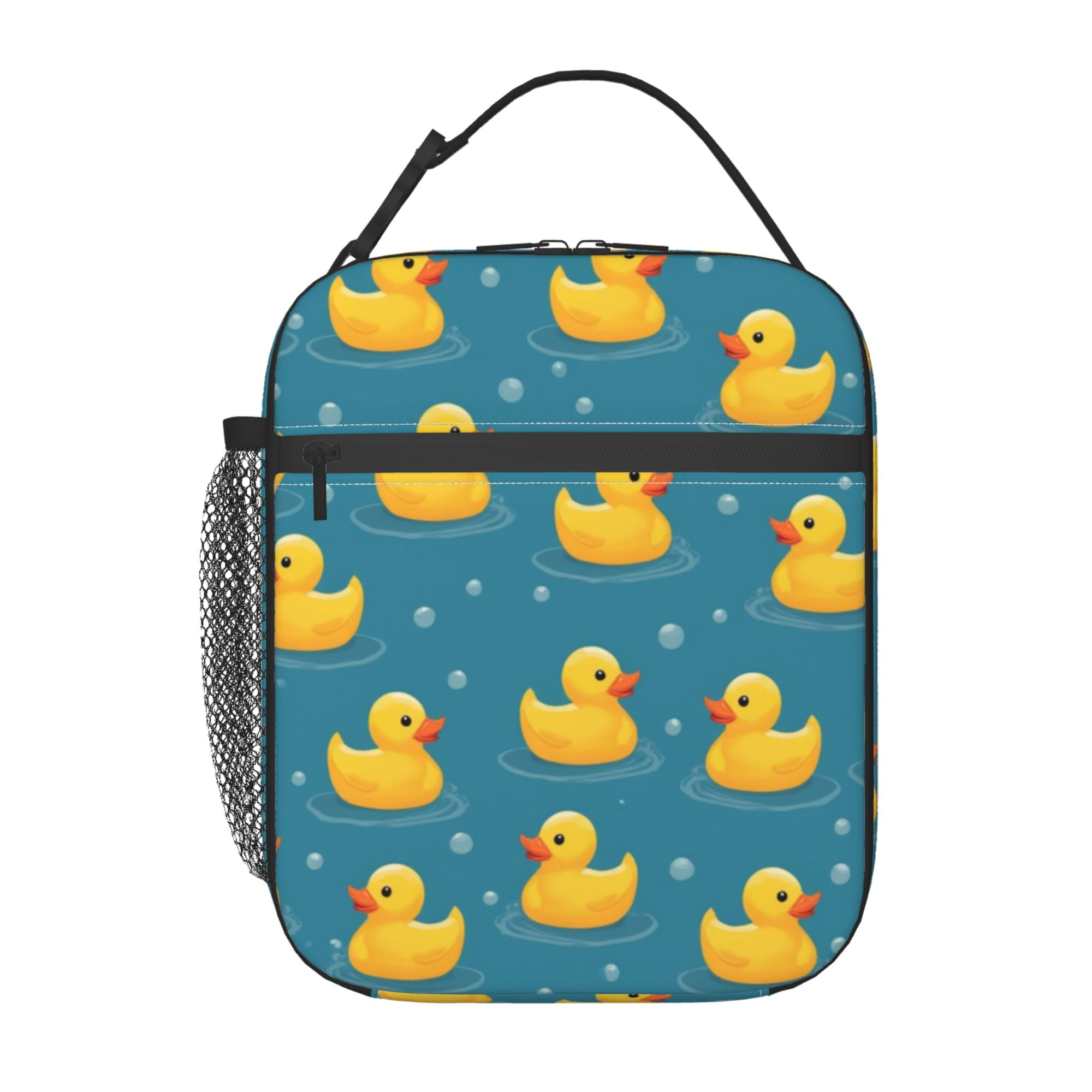 Lunch Box For Adults Lunch Bag Cooler Tote Yellow Rubber Ducks Reusable ...