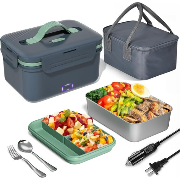 Lunch Box Heater, 100W High Power Portable Warmer, Heated Lunch Box for ...