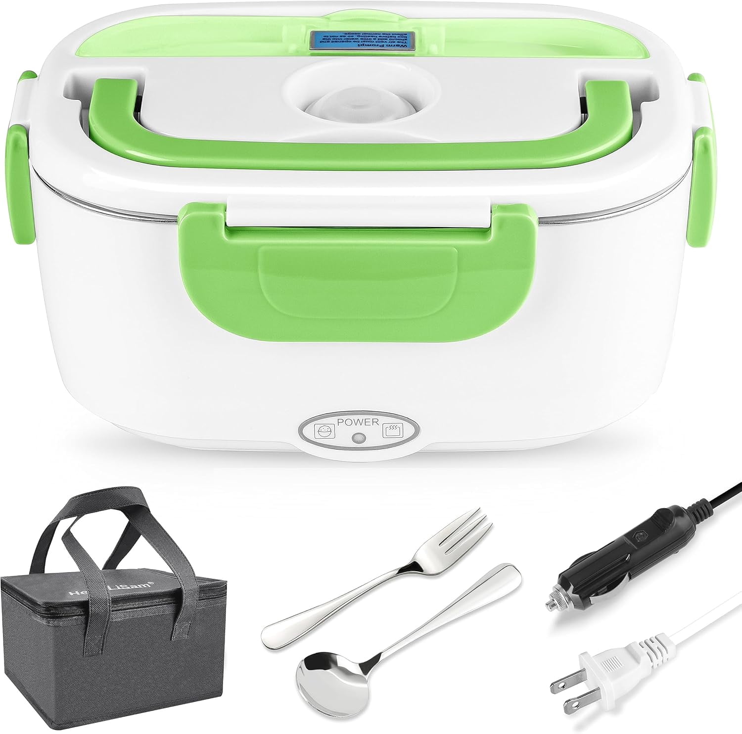 Lunch Box Heater 80W Heated Lunch Box for , 1.5L Portable Warmer ...