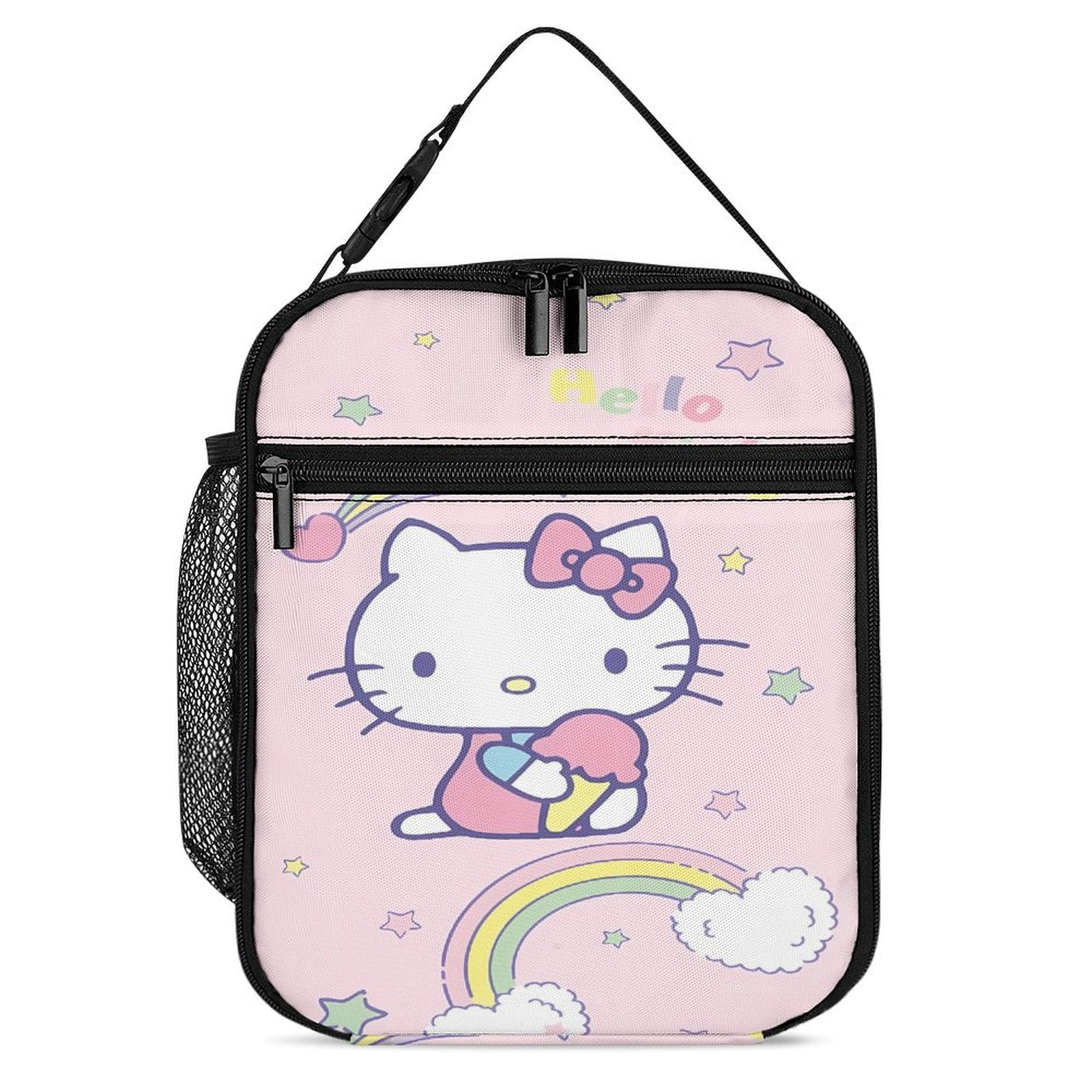 Lunch Box Hello Cute Kitty Lunch Bag for Women and Men, Insulated Lunch ...