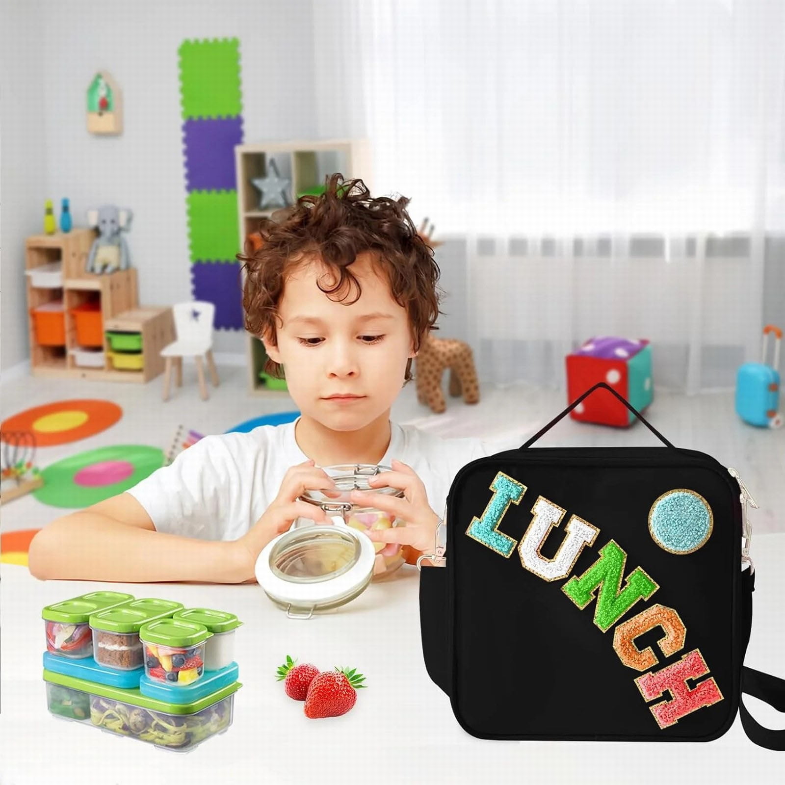 Lunch Box, Insulated Lunch Bag, Small Lunch Bag, Cute Lunch Box with ...