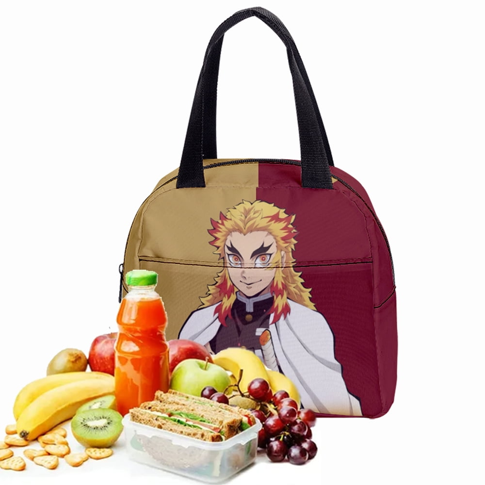 Lunch Box Insulated Thermal Lunch Bagwith Bento Box Water Fruit Fork ...