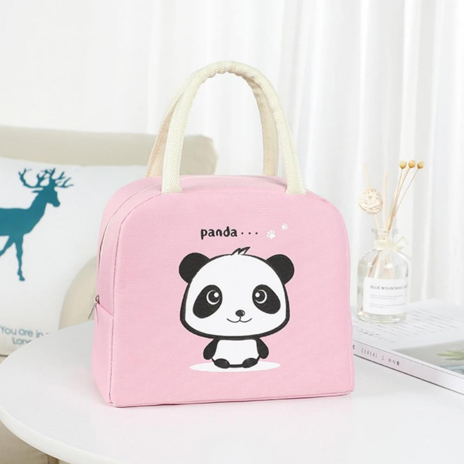 LQXZWJY Lunch Box Lunch Bag for Women Adults Men, Reusable Cute Lunch ...