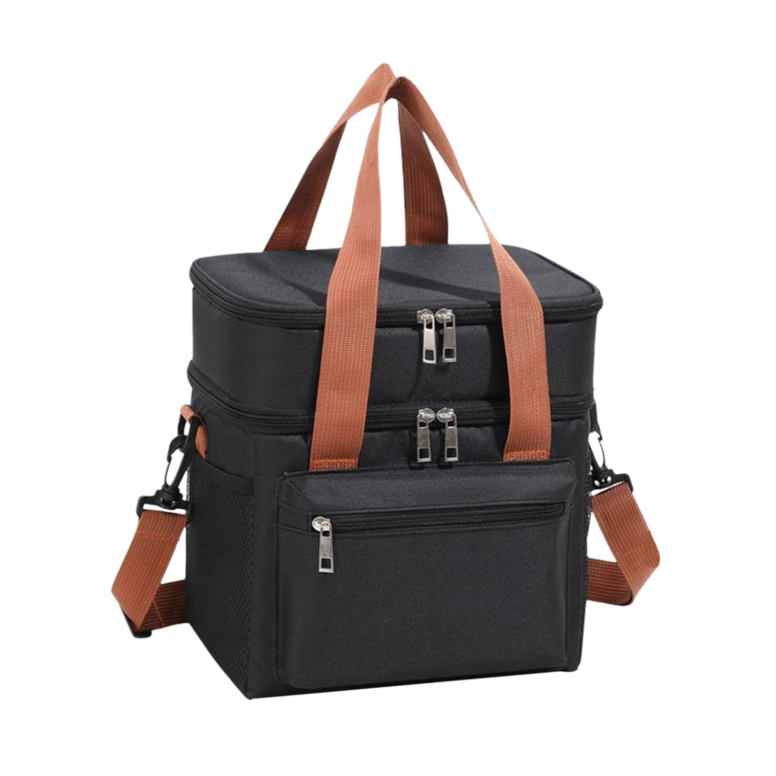 Lunch Box for Men Women - Double Deck Insulated Lunch Bag, Large Leak ...