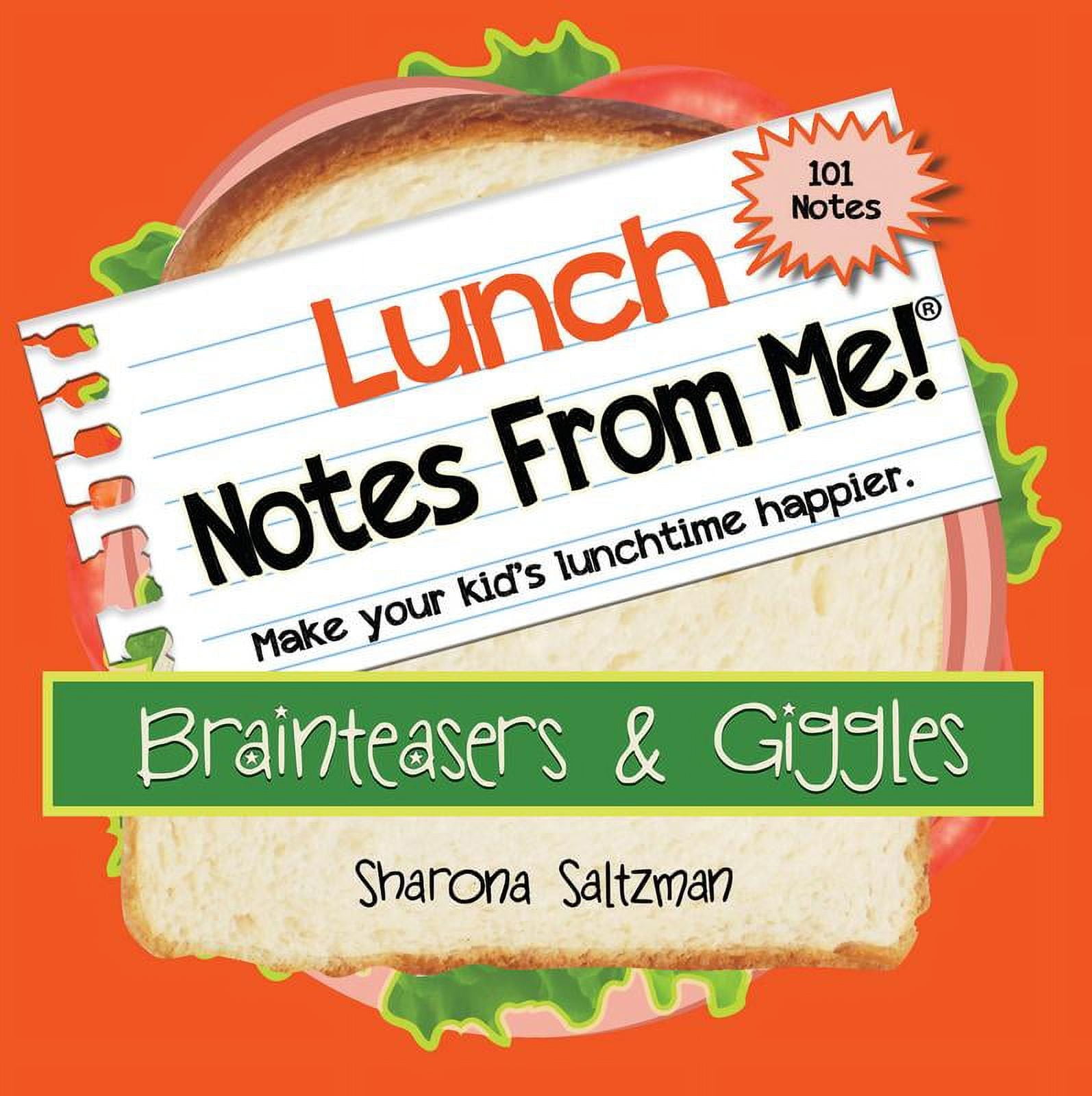Lunch Box Notes for Kids - Lunch Notes From Me! “Brainteasers & Giggles ...