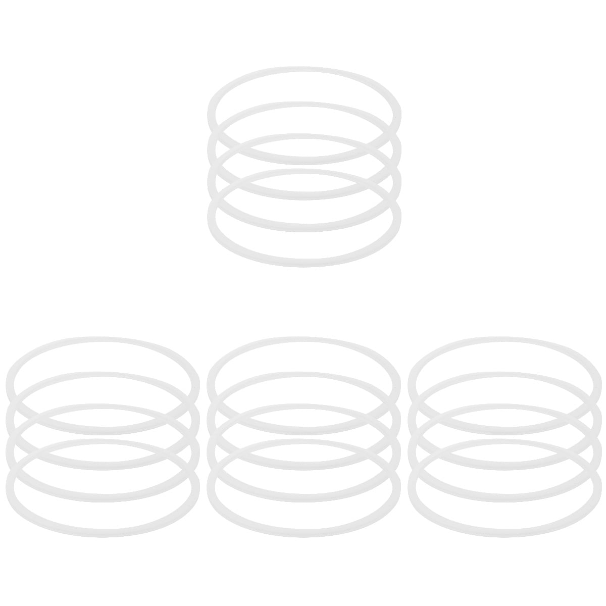 Lunch Box Sealing Ring Half Gallon Mason Jars Wide Mouth 16 Pcs Food ...