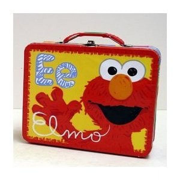 Lunch Box - Sesame Street - Elmo the Letter E Tin Metal Box NewToys ...