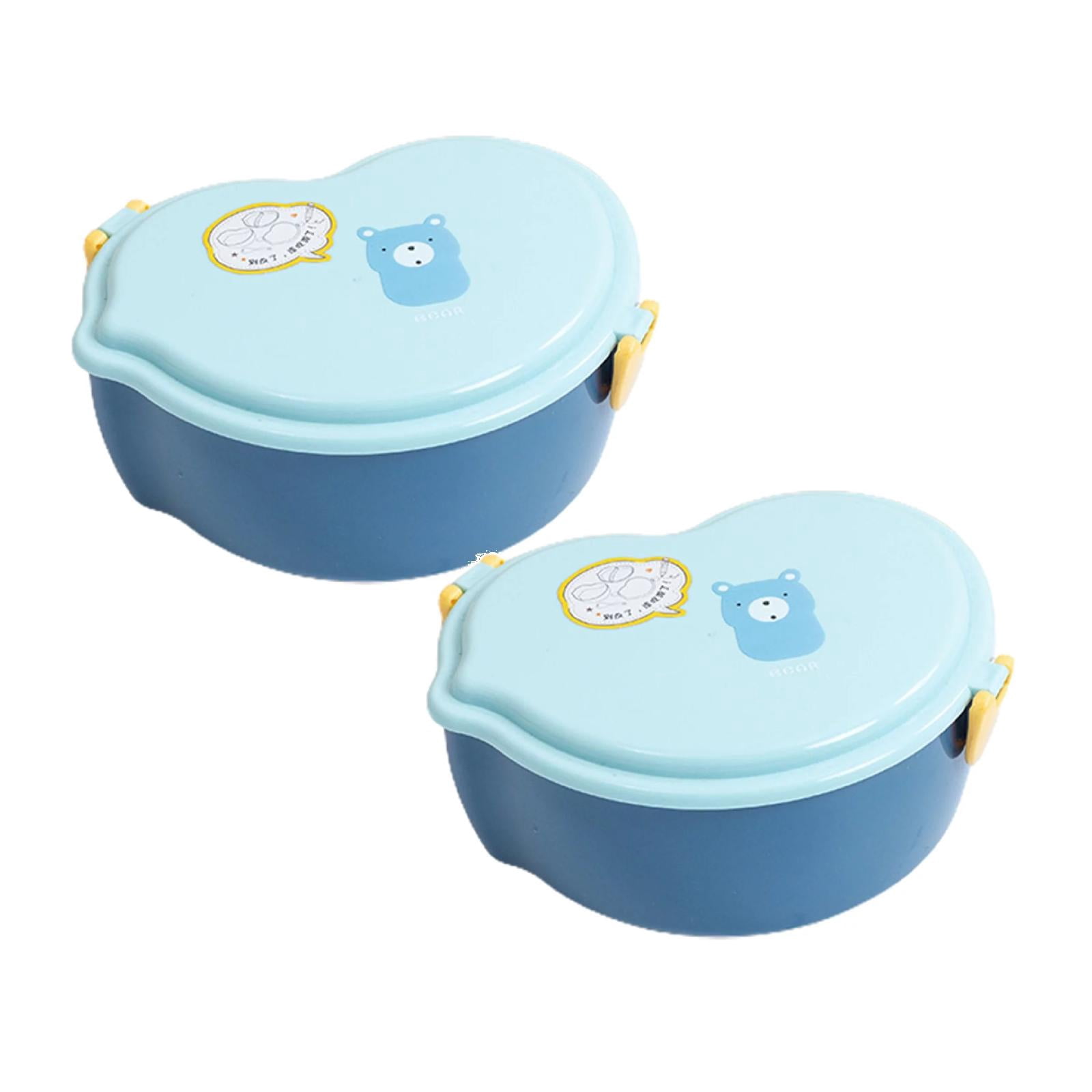 Lunch Box With Spoon For Toddlers Girls Thermal Leakproof Bento Box 2 ...