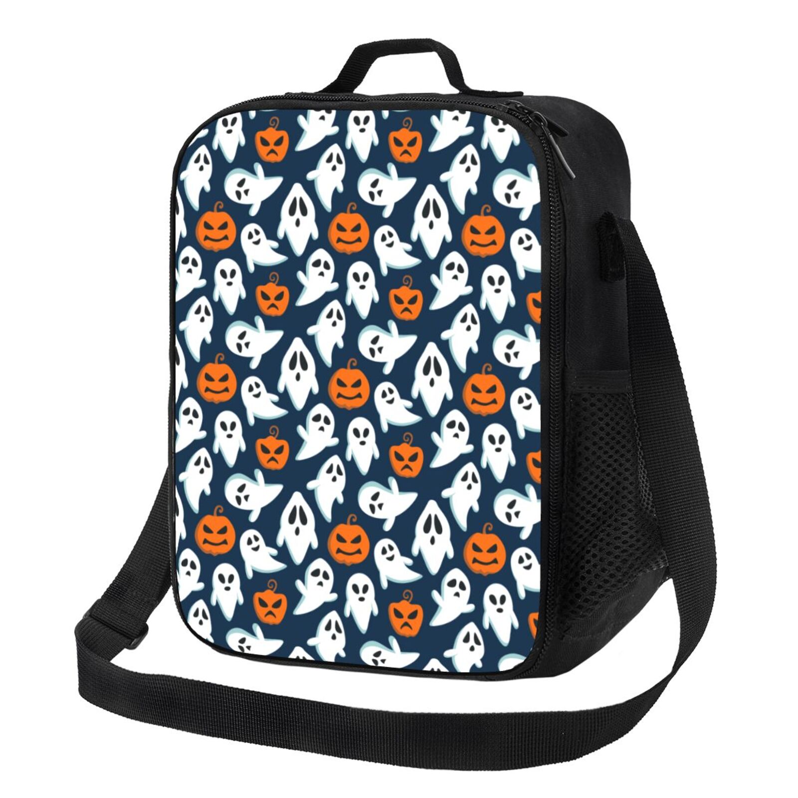 Lunch Box for Women Men halloween ghost pumpkins design Insulated Lunch ...