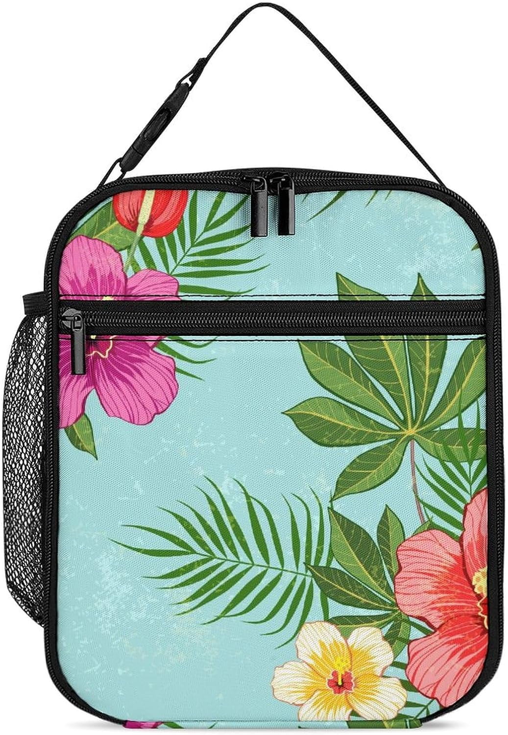 Lunch Box for Men Women Adults Tropical Flowers Palm Tree Small Lunch ...
