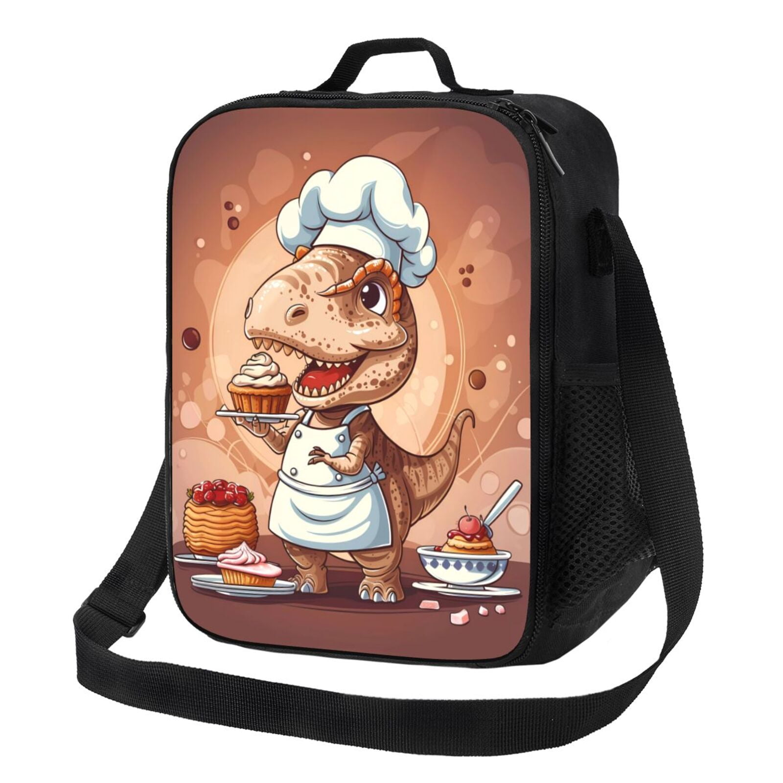 Lunch Box for Women Men Dinosaur Baking Delight Insulated Lunch with ...