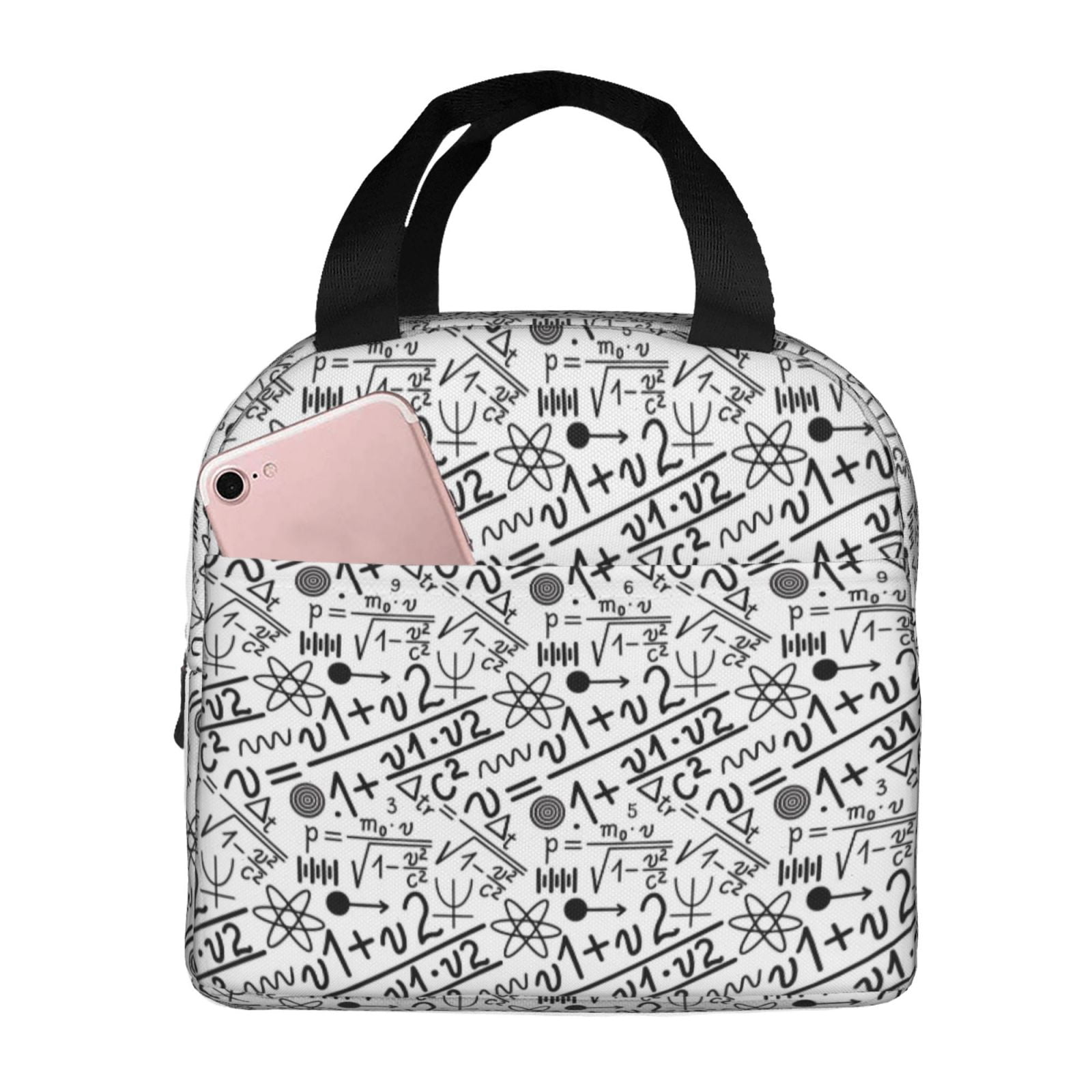 Lunch Box for Women Men math equation formula Reusable Insulated Lunch ...