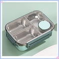 Lunch Box with Tableware, Stainless Steel Bento Box Adult, Leakproof ...