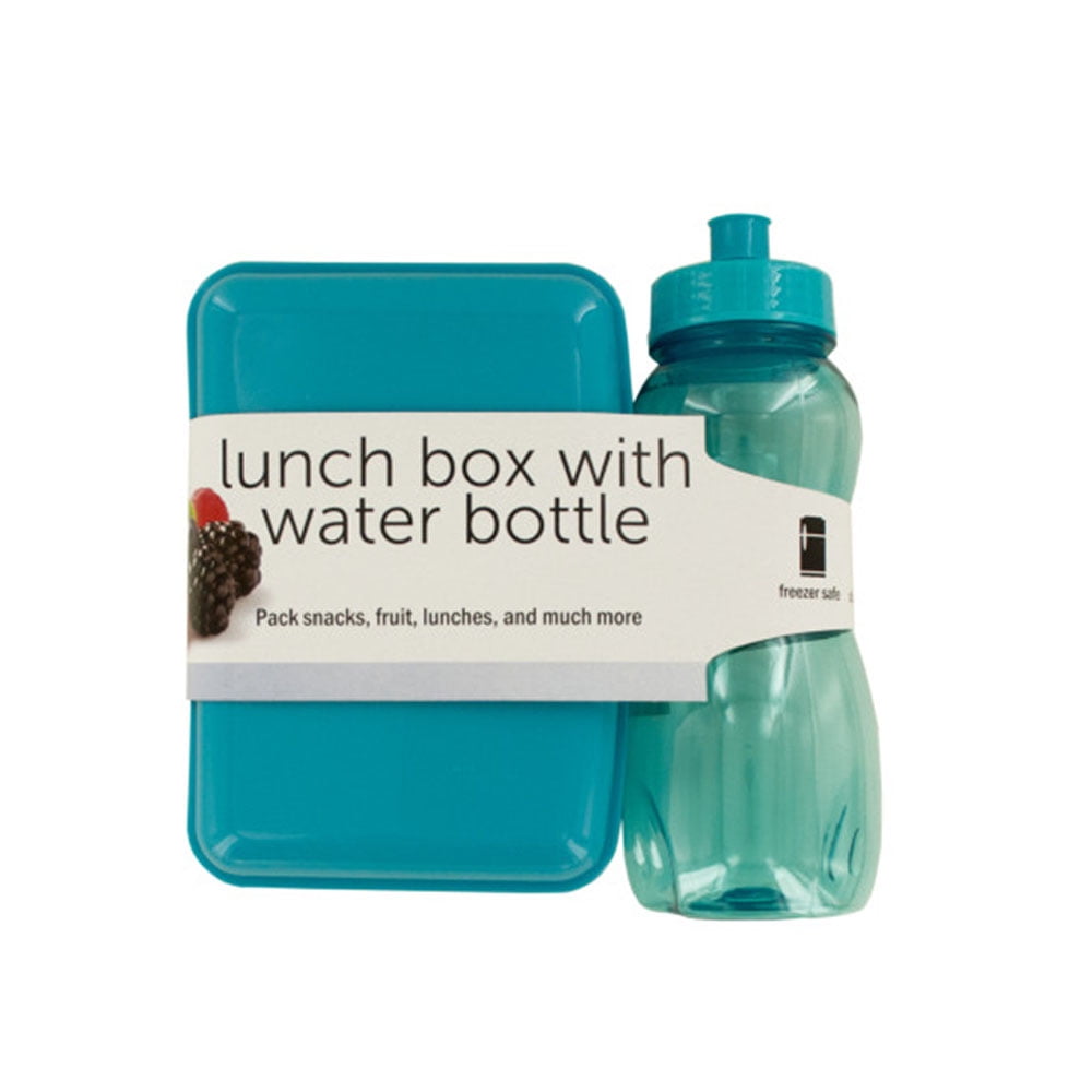 Lunch Box with Water Bottle - 4 Pack - Walmart.com