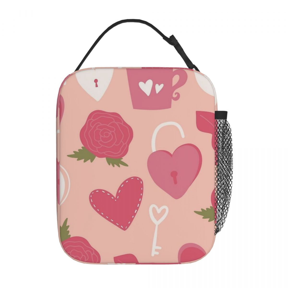 Lunch Boxes Valentine's Day Rose Pattern Product Storage Food Box ...
