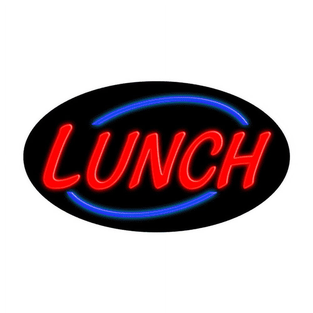 Lunch-Glass Neon Sign Made in USA - Walmart.com