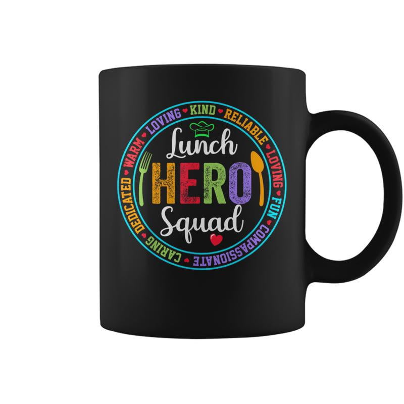 Lunch Hero Squad Lunch Lady School Cafeteria Worker Coffee M - Walmart.com