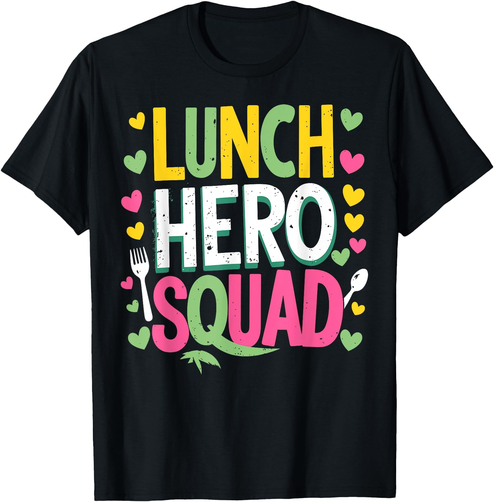 Lunch Hero Squad School Cafeteria Team Lunch Lady Pride T-Shirt ...