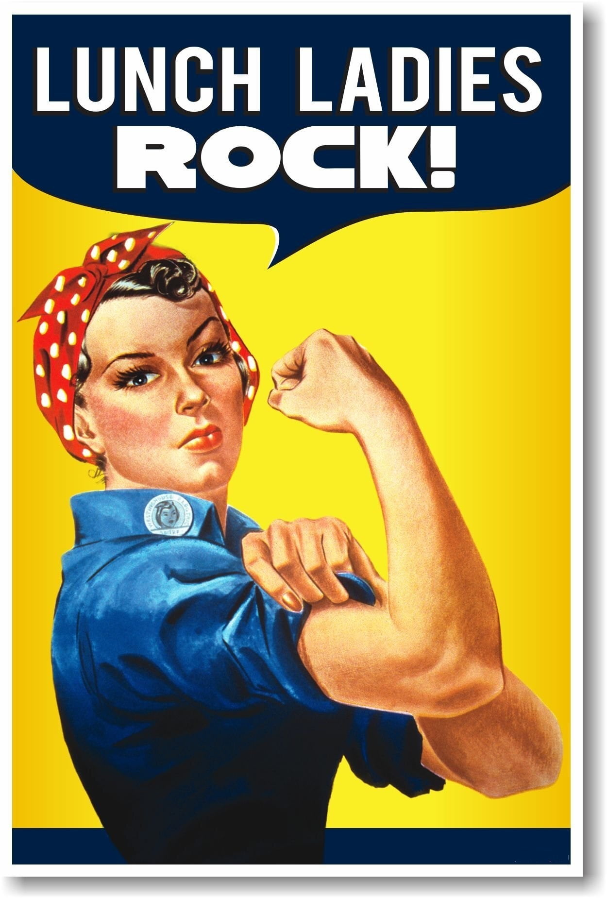 Lunch Ladies ROCK! - NEW Funny School Poster - Walmart.com
