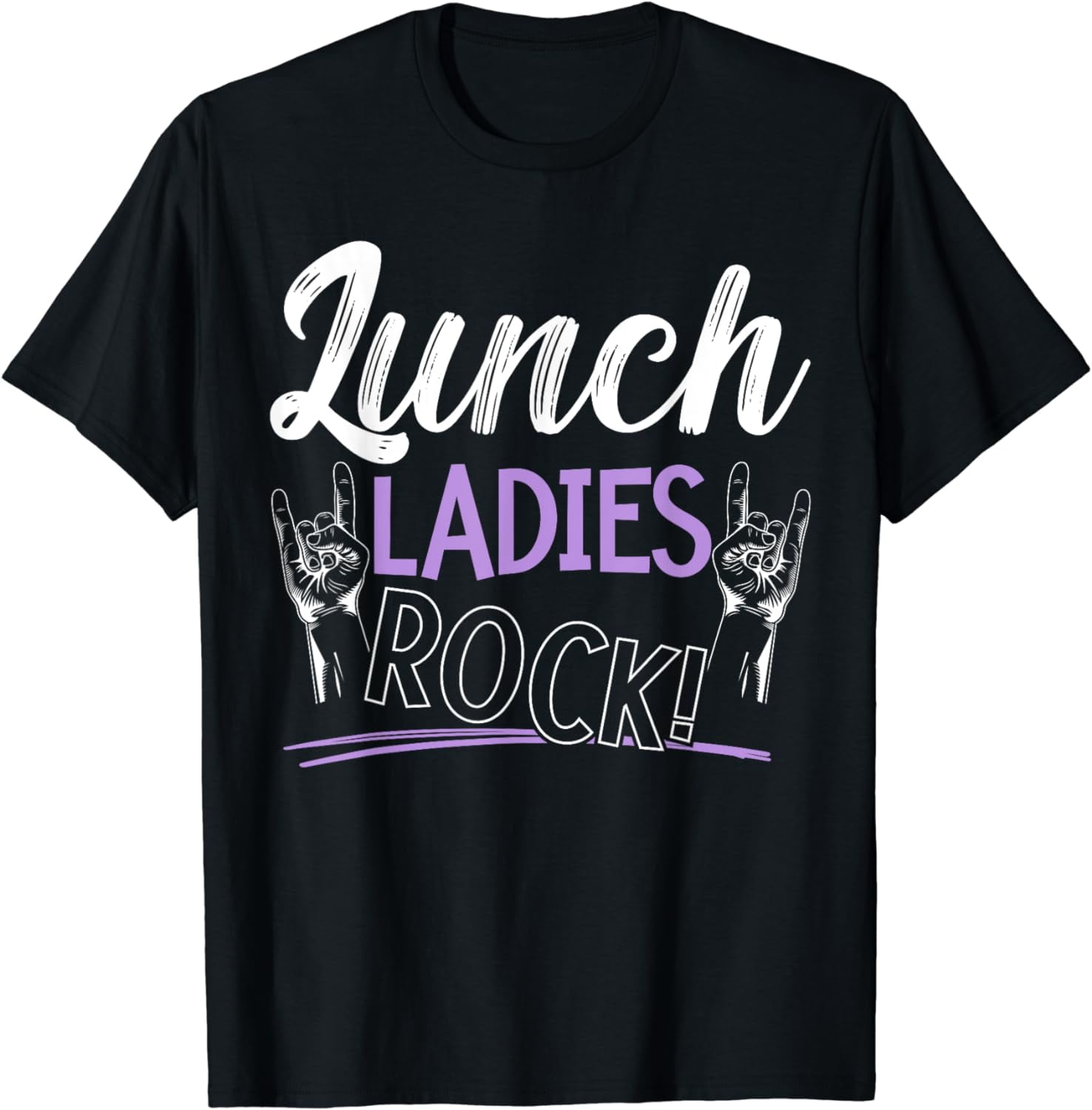Lunch Ladies Rock Cafeteria Worker Dinner Lady Cook T-Shirt - Walmart.com
