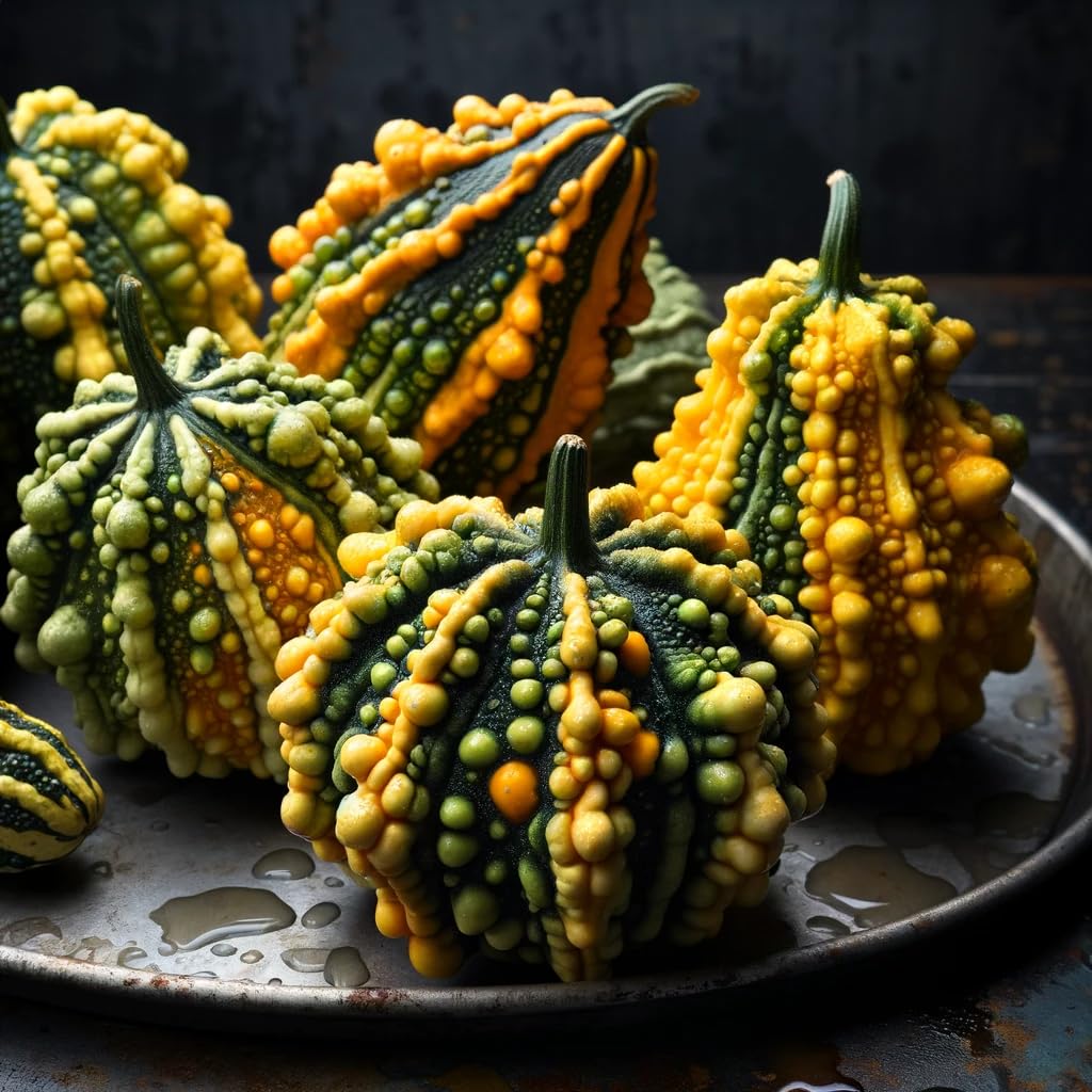 “Lunch Lady” Gourd AJH3 Seeds - Unique, Decorative, Prolific Bumpy ...