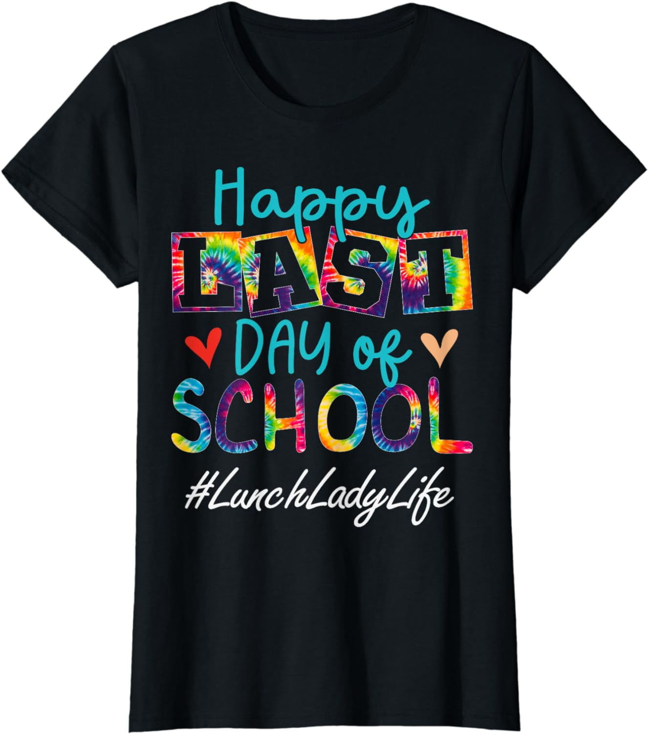 Lunch Lady Happy Last Day Of School Funny Women Graduation T-Shirt ...