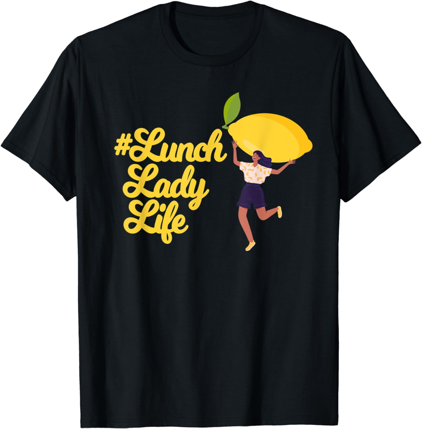 Lunch Lady Life Cafeteria Crew School Food Service Worker T-Shirt ...