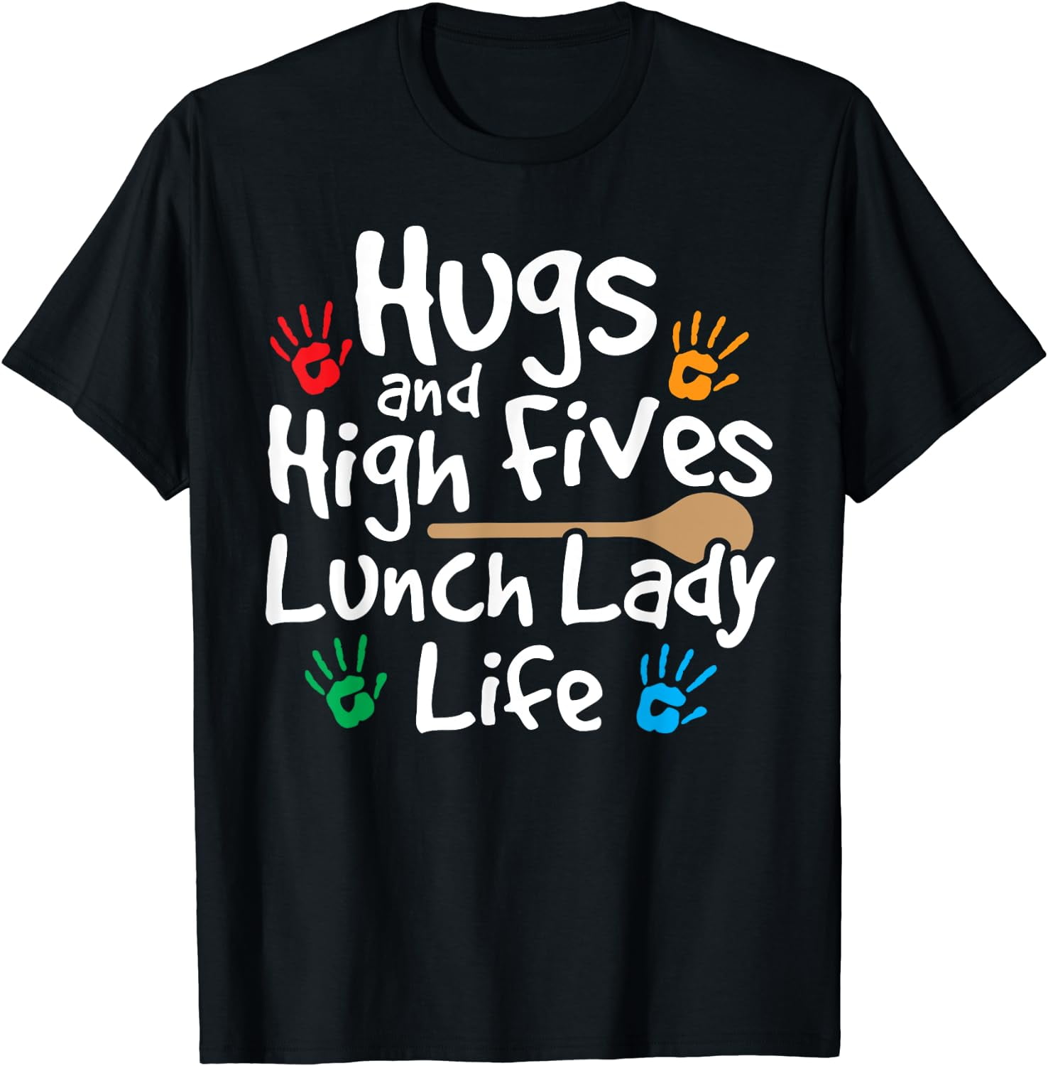 Lunch Lady Life Cafeteria Worker Costume - Lunch Lady T-Shirt Black ...