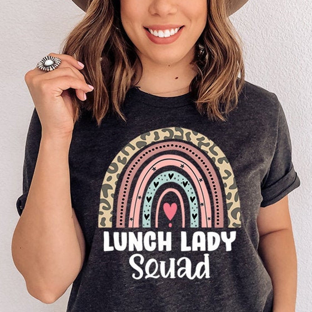 Lunch Lady Shirt, Lunch Lady Squad Shirt, Lunch Ladies Shirt, Lunch Mom ...