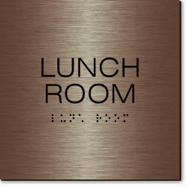 Lunch Room Sign-Copper / Black (3 Units) - Walmart.com