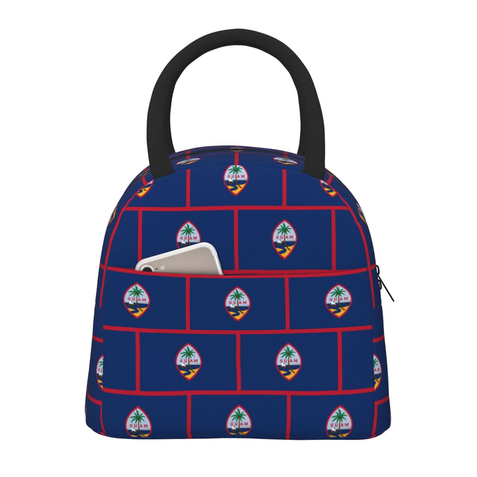 Lunch Tote Bag Flag Of Guam Trendy Lightweight Reusable Stylish Bento ...
