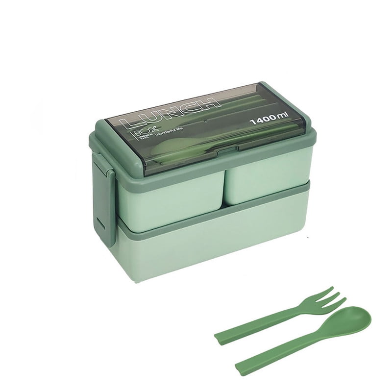 Lunch box with 2 compartments, food preparation box, bread box ...