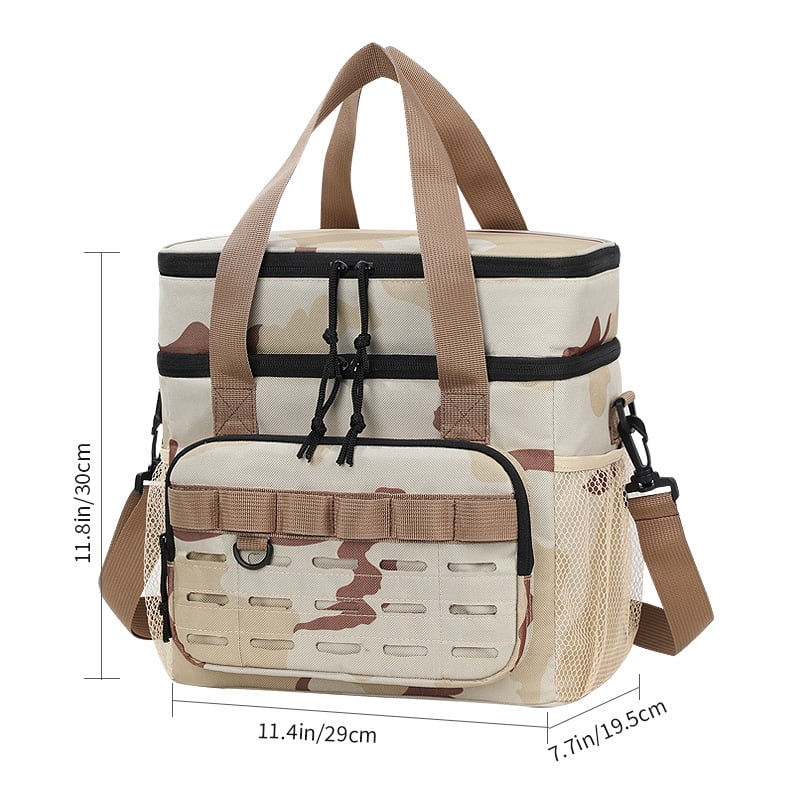 Lunch pack, outdoor camouflage ice pack, large capacity, multi ...