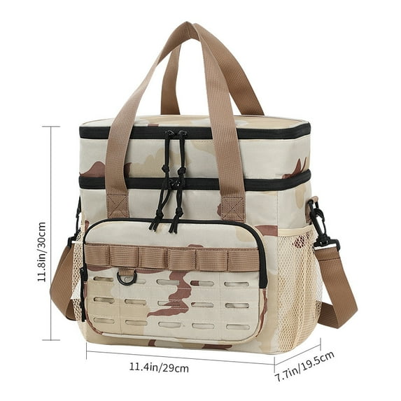Lunch pack, outdoor camouflage ice pack, large capacity, multi ...