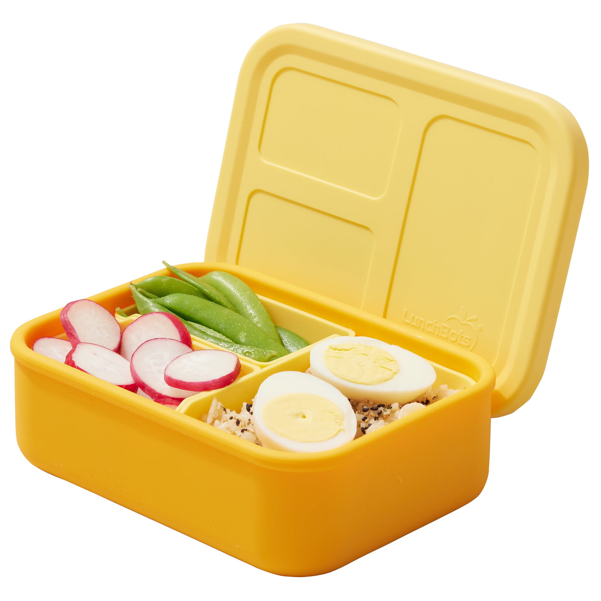 LunchBots Build -a- Bento, Platinum Food Grade Silicone Bento Box, Leak ...